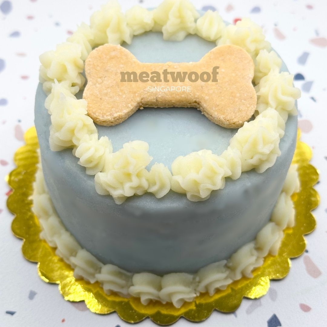 Cakes For Dogs | Blue Dog Cake | Good Doggo - Meatwoof Singapore