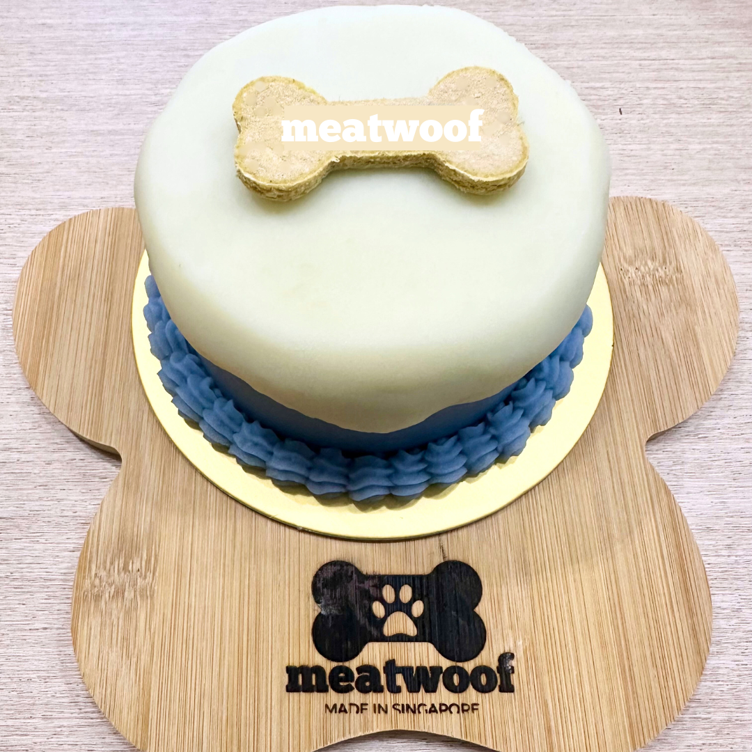 Cakes For Dogs | Blue Dog Cake | You're Pawfect - Meatwoof Singapore
